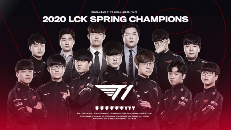 T1 Esports achieve their 9th LCK title.